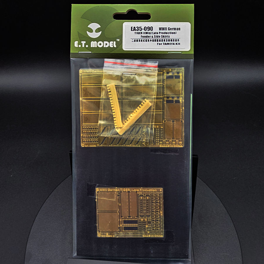 ET Model EA35-090 Tiger I mid/late production fender and side skirts ...