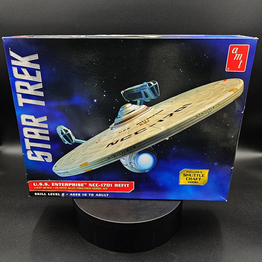 AMT 1/537 Scale U.S.S. Enterprise NCC-1701 Refit (Open Box) - HLI3DFX ...
