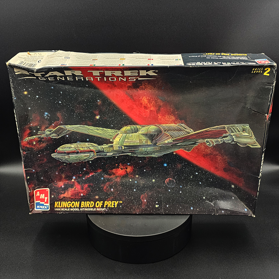 AMT Klingon Bird Of Prey (1995 Open Box Missing Parts) - HLI3DFX AMT ...