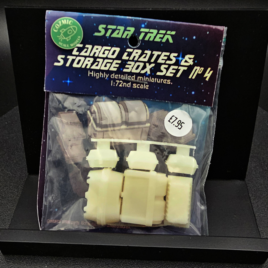 Cozmic Scale Models 1/72 Scale Star Trek Storage Box Set 4 (sealed ...