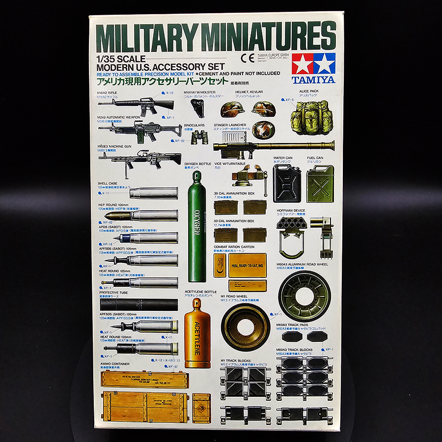 Tamiya 1/35 Scale Modern U.S. Accessory Set (Missing Parts) - HLI3DFX ...