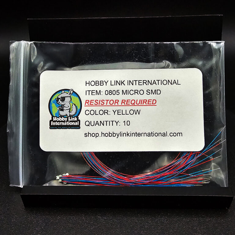 0805 Micro SMD Pre-Wired Yellow LEDs (Qty 10) — Resistor Required ...