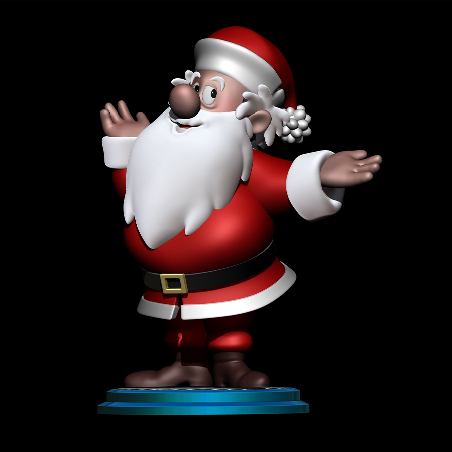 Frosty The Snowman's Santa Claus - 1/9 Scale Resin Figure - HLI3DFX ...