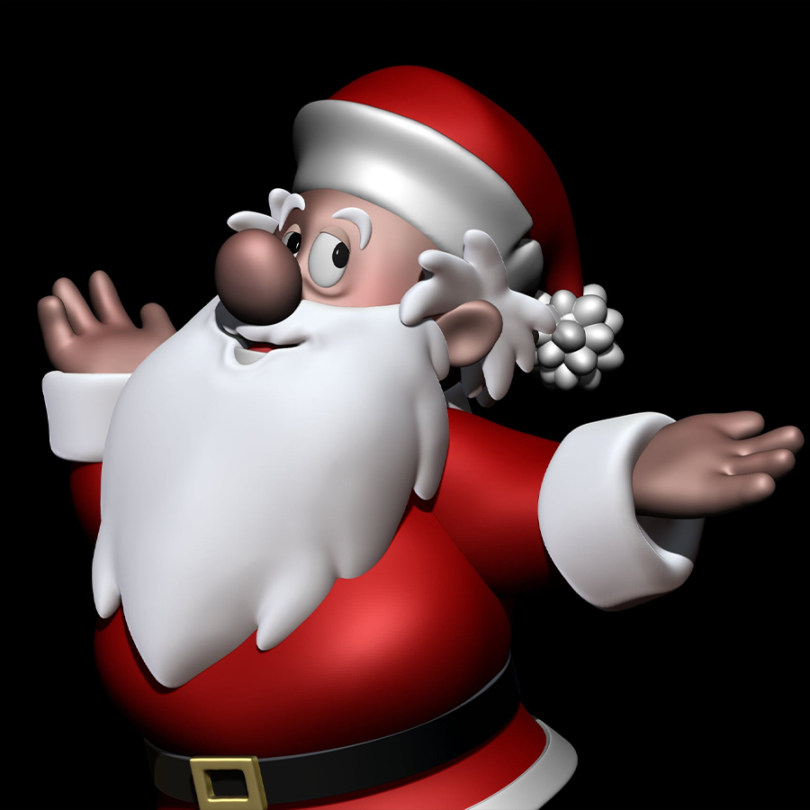 Frosty The Snowman's Santa Claus - 1/9 Scale Resin Figure - HLI3DFX ...