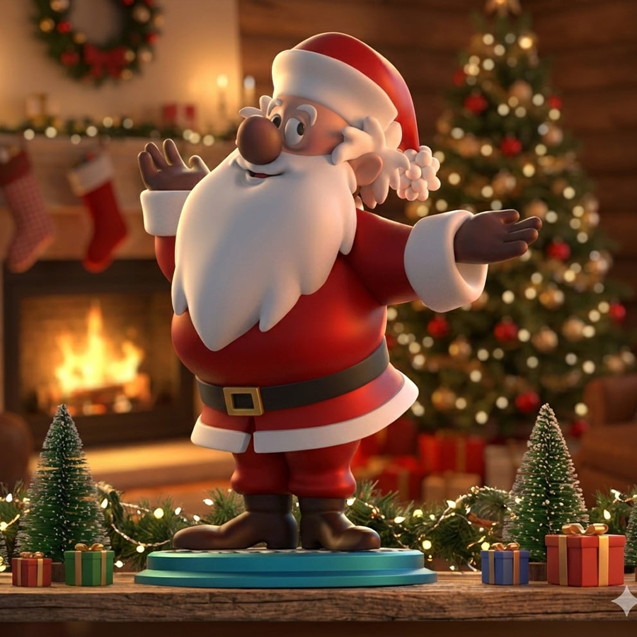 Frosty The Snowman's Santa Claus - 1/9 Scale Resin Figure - HLI3DFX ...